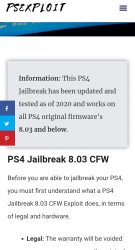 (SCAM!!!) Site claims to have 8.03 JB | PSX-Place