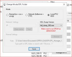 OPL Manager Confusion | PSX-Place