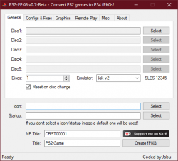 PS4 - [Release]PS2-FPKG v0.7-Beta - A complete rewrite of my PS2 to PS4 ...